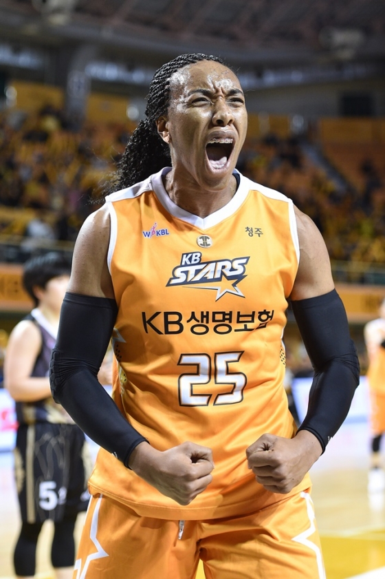 KB스타즈 쏜튼, WKBL 5라운드 MVP 선정 - 머니투데이