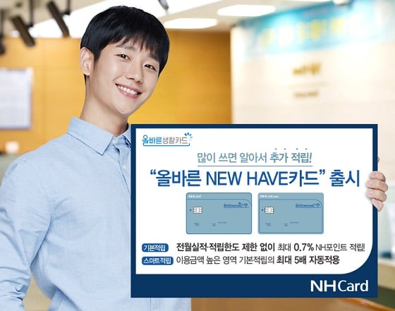 NH카드, 자주 쓰는 영역 적립 알아서 추가 적립하는 카드 출시 - 머니투데이
