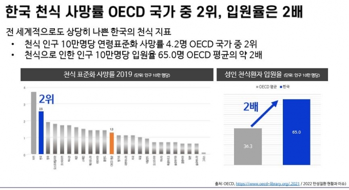 천식 사망률 10년새 3배로… OECD 국가 중 두번째로 높아 - 머니투데이
