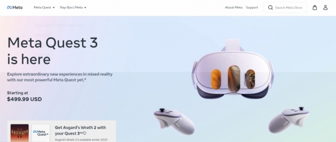 Meta Platform Launches Quest 3 to Compete with Apple's Vision Pro VR ...