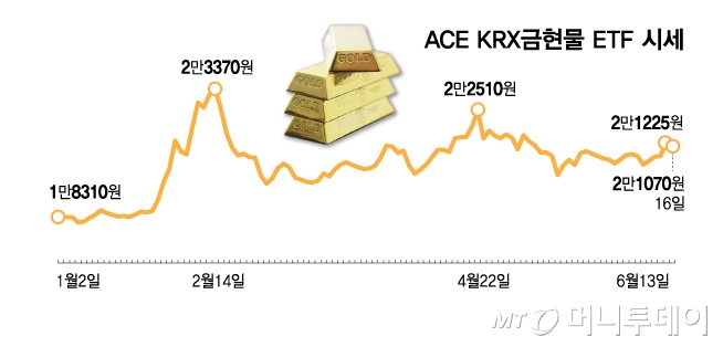 안전자산으로 대피…금값 다시 고공행진 - 머니투데이