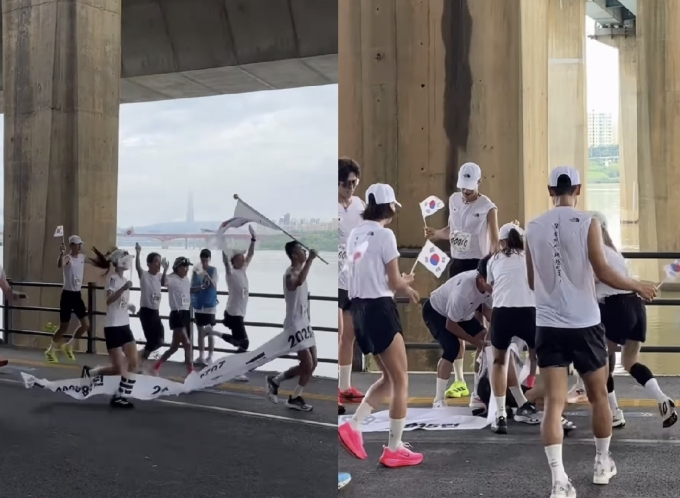 '마라톤 풀코스 2배' 81.5km 완주…다리 풀린 션 모습 감동 - 머니투데이