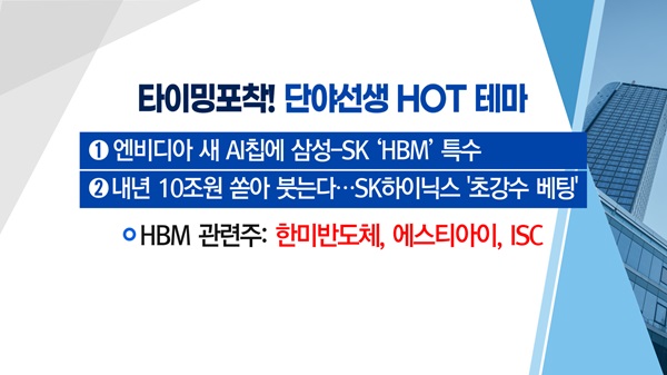 [매매의 기술] 엔비디아 새 AI칩에 삼성-SK 'HBM' 특수 'ISC' VS 관계사 희토류 영구자석 국산화 구축 '현대비앤지스틸' - 머니투데이