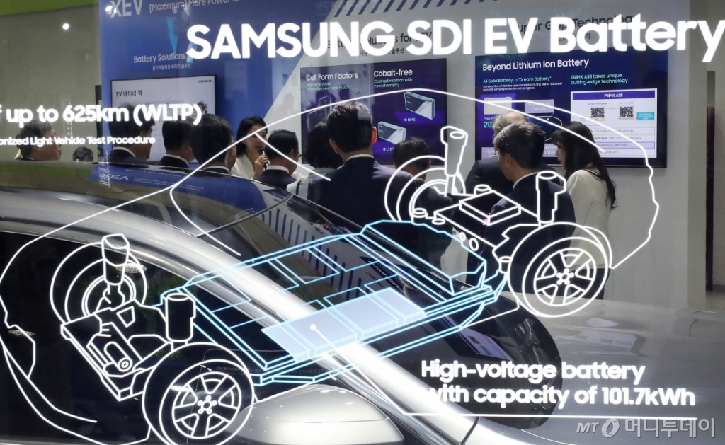 [사진]삼성SDI EV 배터리에 쏠린 관심 - 머니투데이
