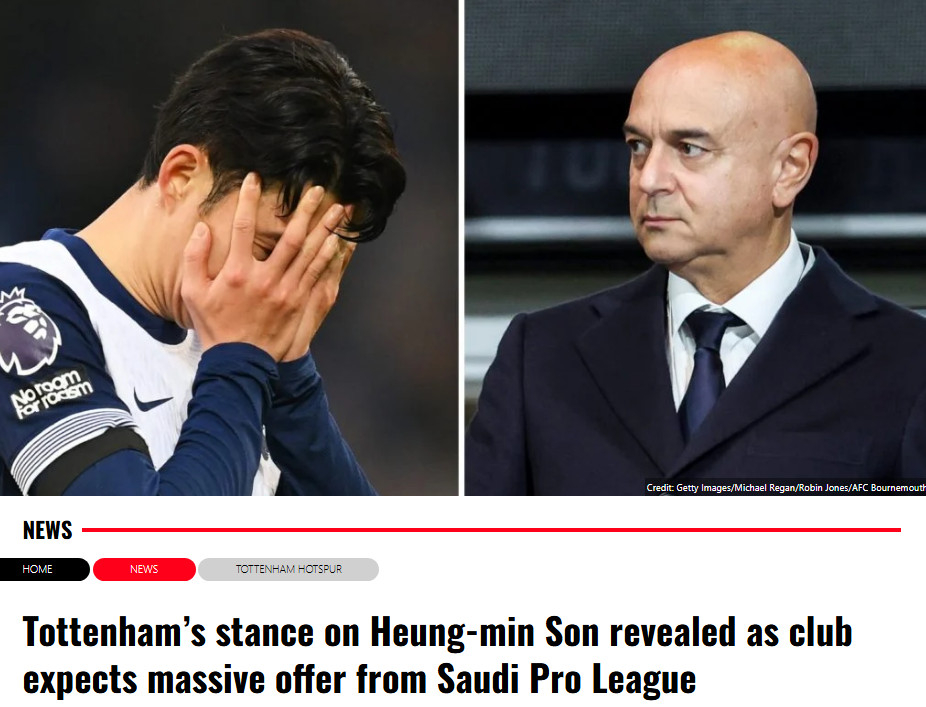 'SON, 사우디에 780억 팔아야지' 탐욕의 레비 vs 손흥민 'UCL 복귀, 꼭 뛰어야 해'... 서로 '다른 꿈' 꾼다 - 머니투데이