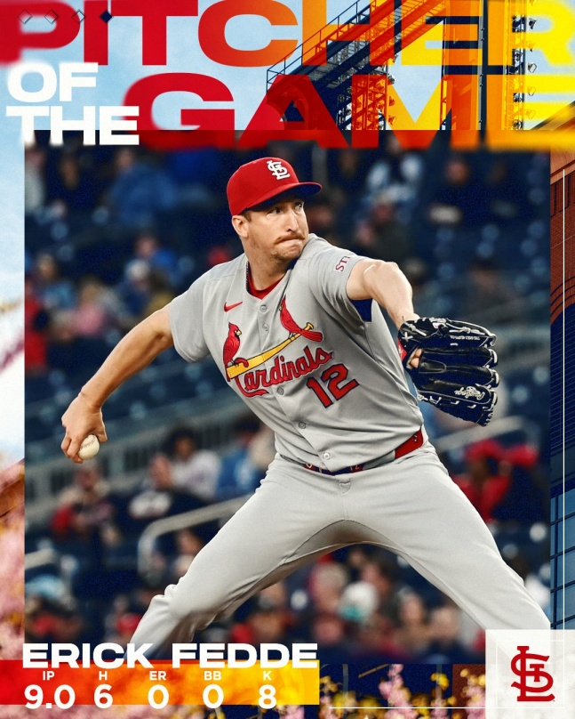 'KBO 홀린 스위퍼' ML서도 통했다! 에릭 페디, 9이닝 무사사구 8K 완봉승 - 머니투데이