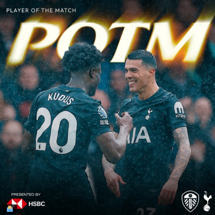 'SON 없어도 잘 나가네' 토트넘, 리즈 원정 2-1 승리 'EPL 3위 등극'... 텔·쿠두스, 나란히 시즌 첫 골 터졌다 - 머니투데이