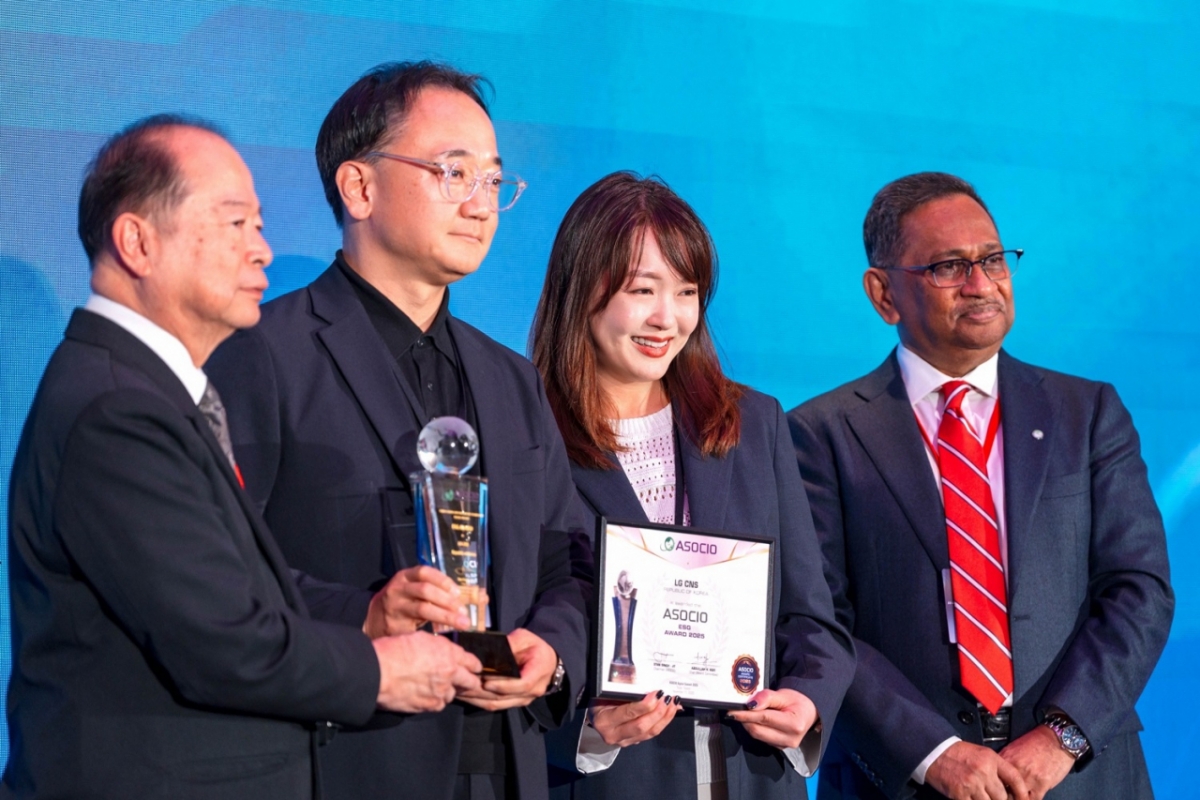 "ESG 경영도 디지털로"... LG CNS, ASOCIO ESG어워드 수상