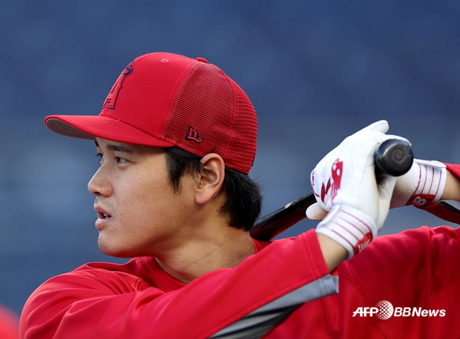 오타니 '머쓱', LAA 28안타 폭격에 단 '1안타' 지분 "MVP 활약 없이 이런 대량득점이라니" - 머니투데이