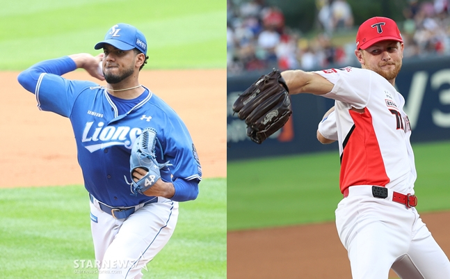 위기의 삼성 'PO 2승' 레예스 출격, KIA는 라우어로 '우승 100%' 잡는다 [KS3 프리뷰] - 머니투데이