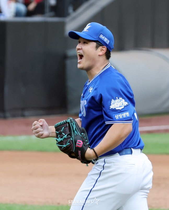 'KS ⅓이닝 4실점' 투수, 박진만 감독은 모르는 사람이다 "최원태는 PS 사나이... 완벽에 가까웠다" 찬사 [PO2 현장인터뷰] - 머니투데이